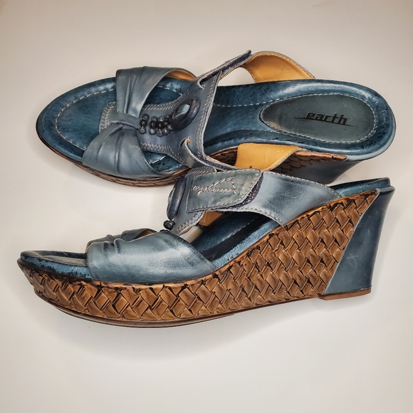 Earth | Shoes | Earth Moroccan Blue Heels | Poshmark